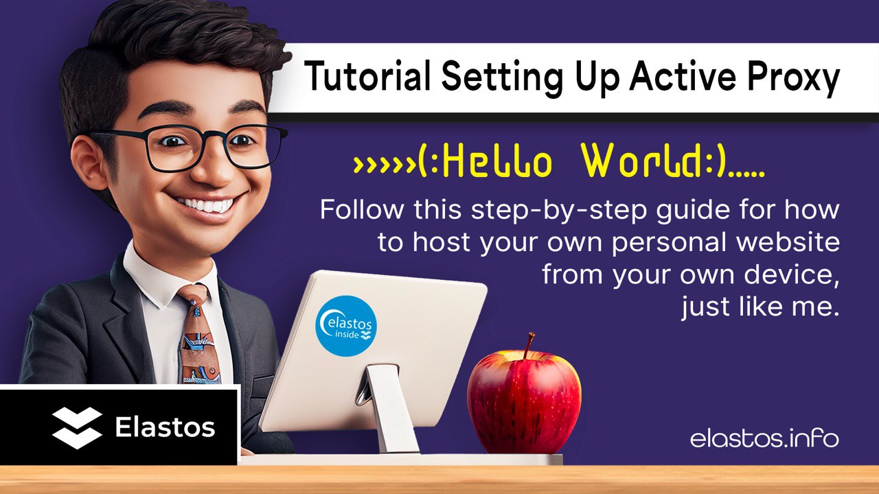 Guide to Hosting Your Personal Website with the Active Proxy Service