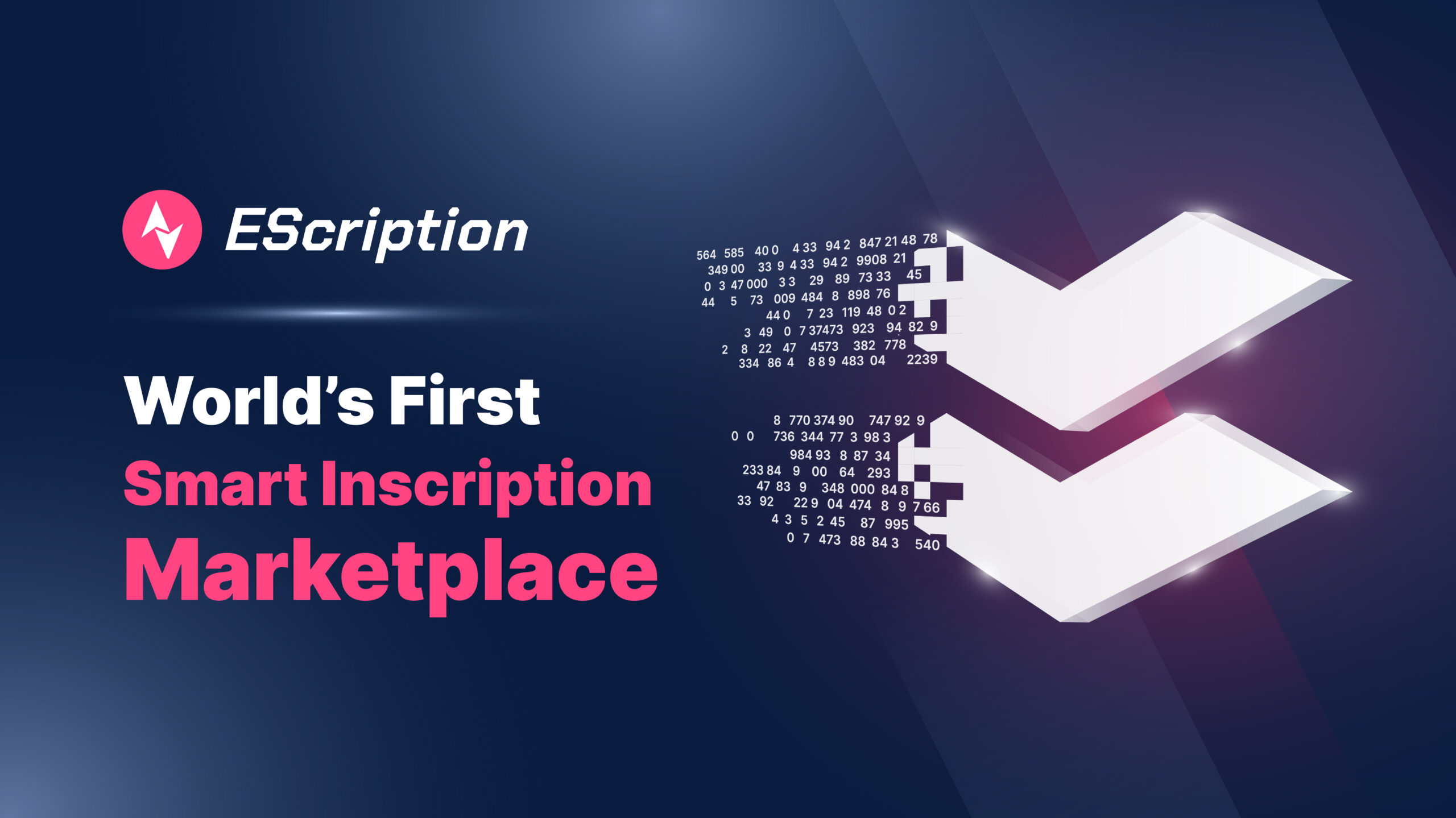 Escription: The First Smart Inscription Marketplace is LIVE